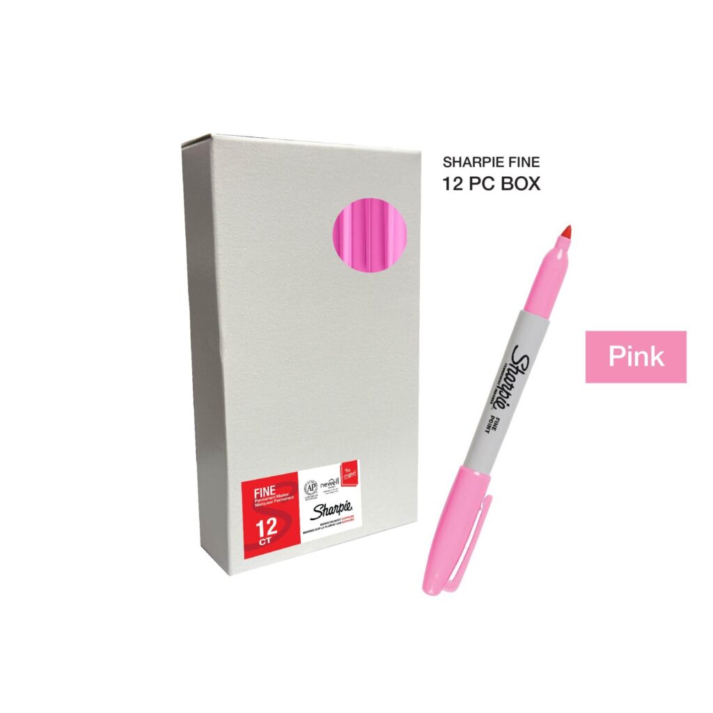 Sharpie Permanent Fine Markers, Box of 12 | Available in 14 colors ...