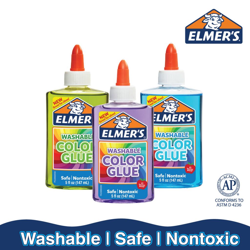Elmer’s Transparent Color Glue [Purple, Blue & Green] – Beste