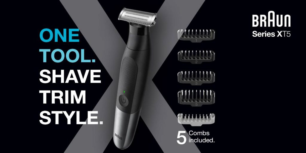 Braun Series X XT5100 Wet & Dry All in One Trimmer with 5 Attachments ...