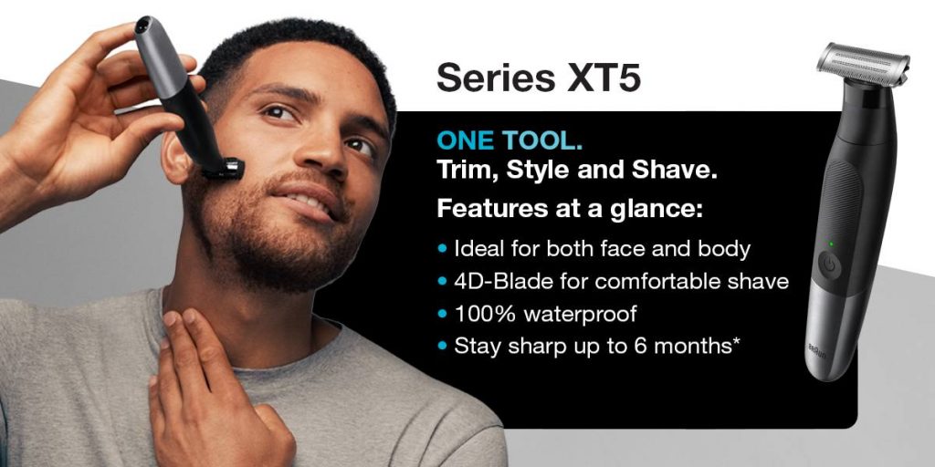Braun Series X XT5100 Wet & Dry All in One Trimmer with 5 Attachments ...
