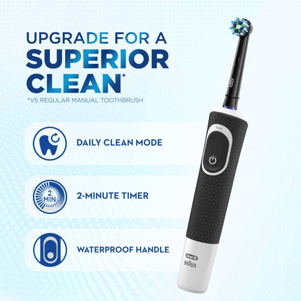 Oral-B Pro 100 CrossAction Electric Toothbrush with Travel Case - Beste