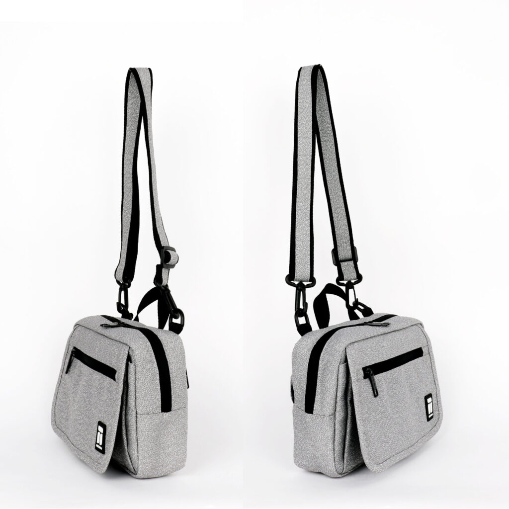 Metodo TSL-802 Cross Bag Top Handle Pure Grey - Beste