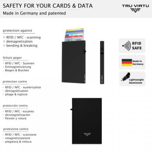 Tru Virtu Card Case Click & Slide Black Magic - Beste