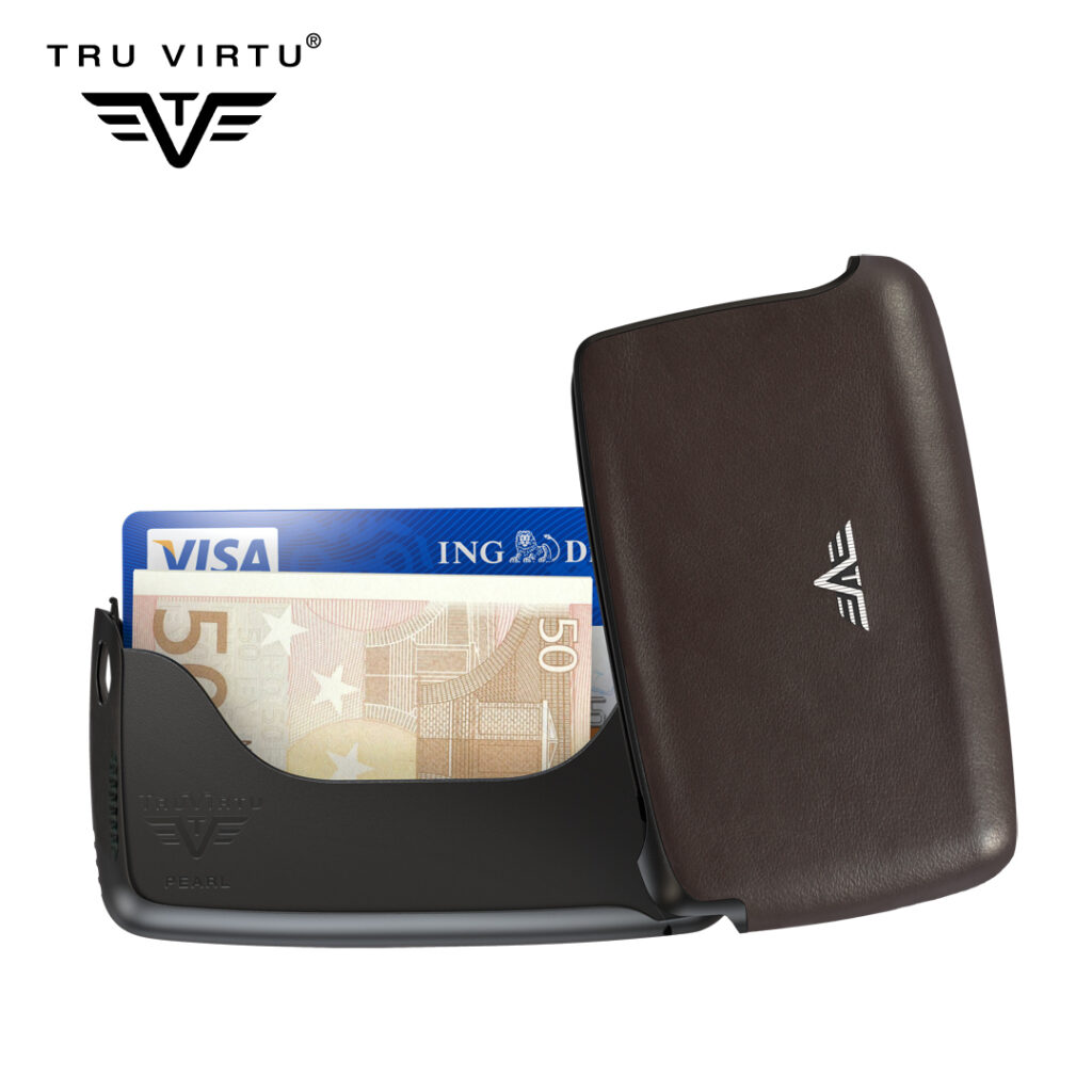 Tru Virtu Card Case Nappa Brown Tassel - Beste
