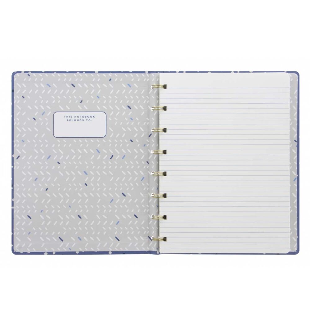 Filofax A5 Notebook Patterns Indigo-Snow - Beste