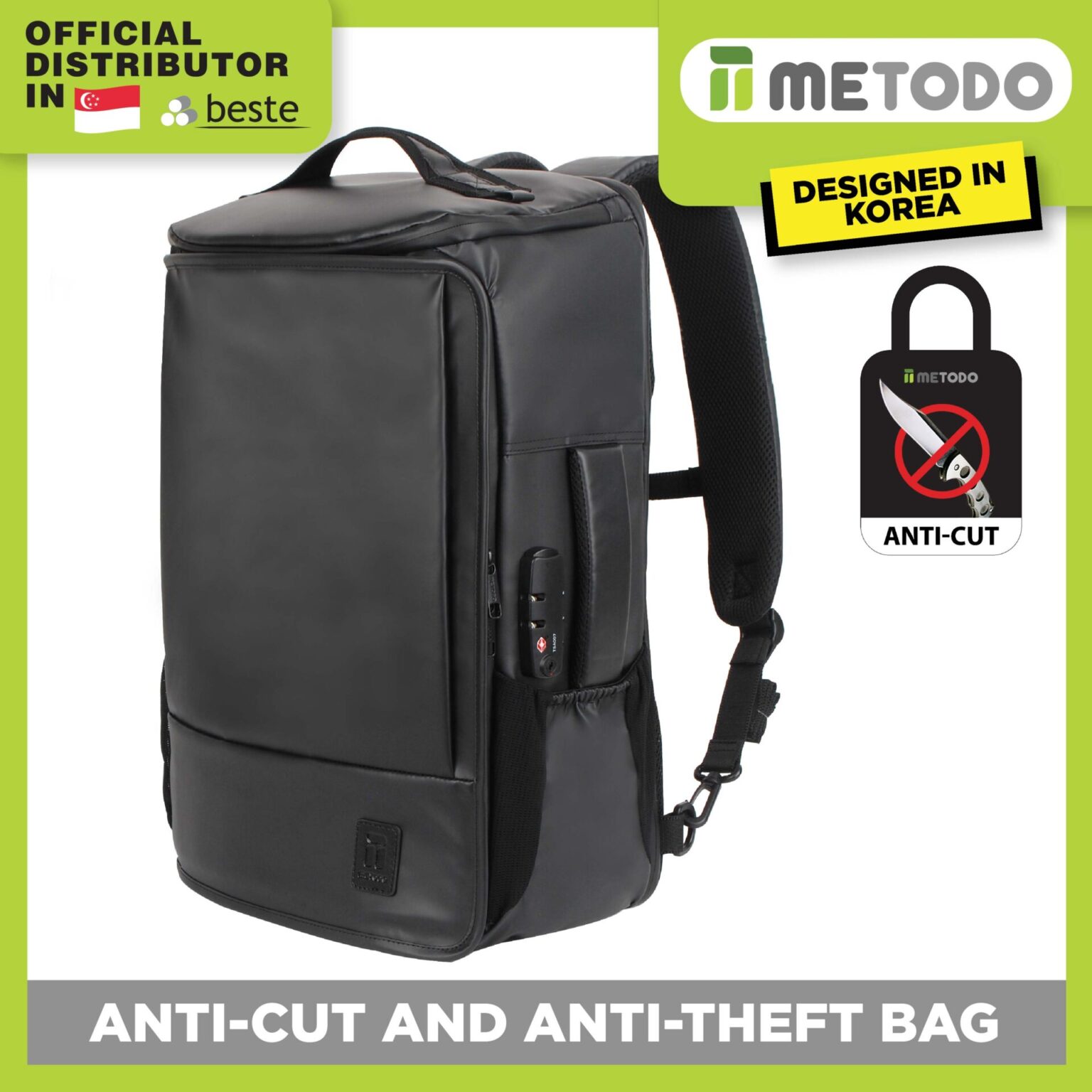 Metodo TSL-303 Travelers Backpack Black - Beste