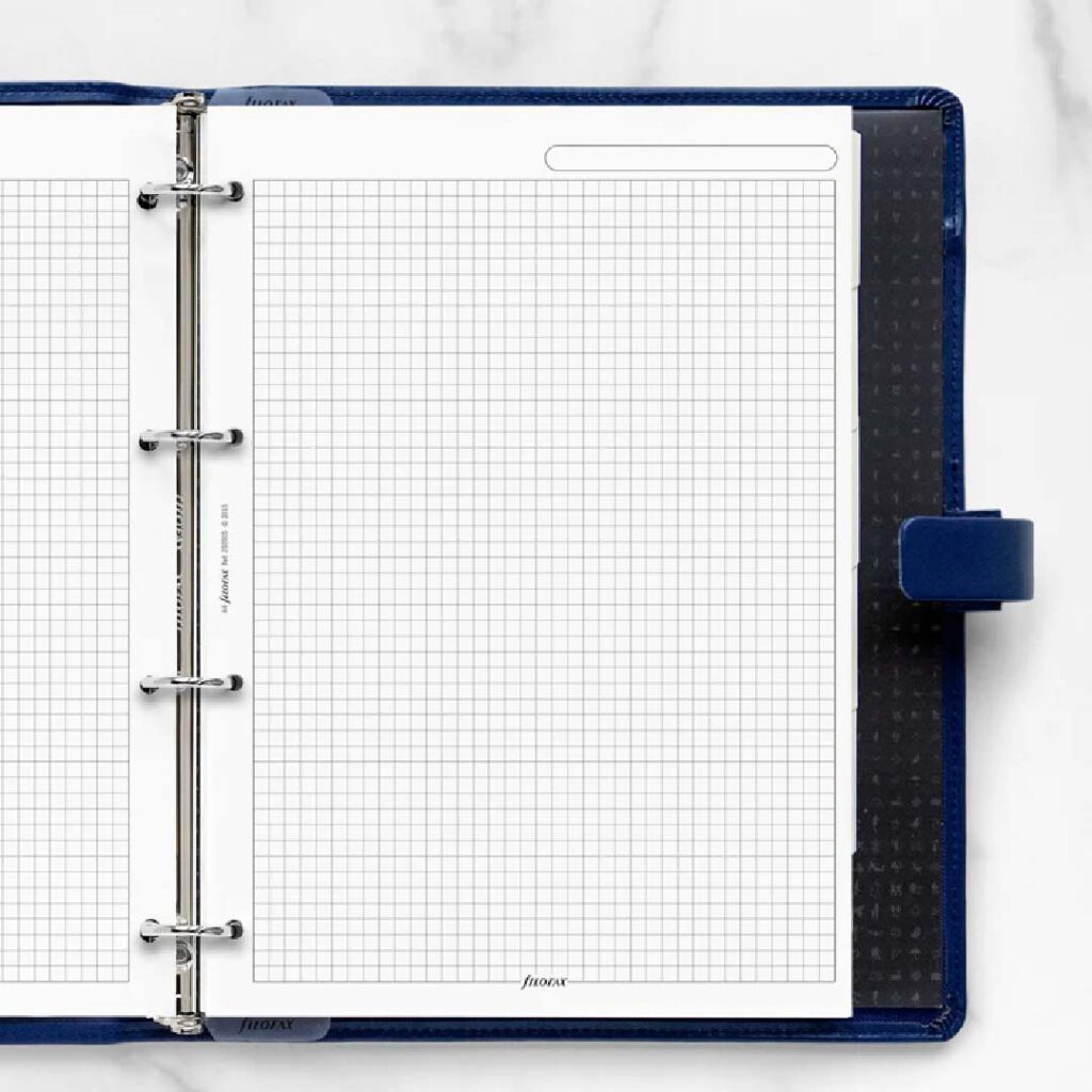 Filofax Refill A4 Paper Quadrille Notepaper - Beste