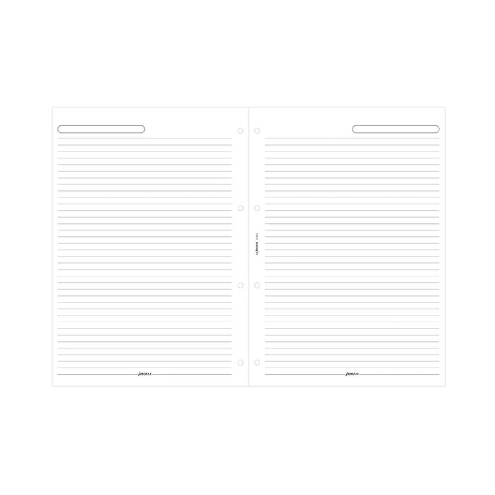 Filofax Refill A4 Paper Ruled White - Beste