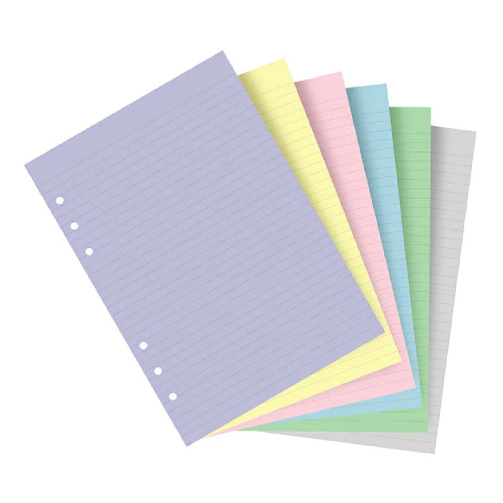Filofax Refill A5 Paper Pastel Ruled - Beste