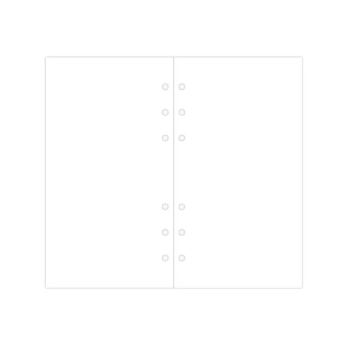 Filofax Refill Personal Paper Plain White (100 sheet) - Beste