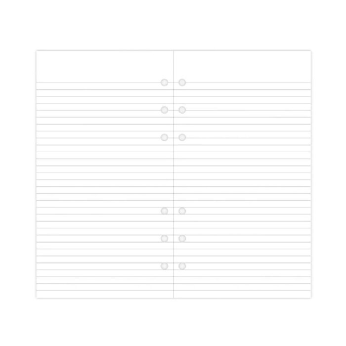 Filofax Refill Personal Paper Ruled White Value Pack - Beste