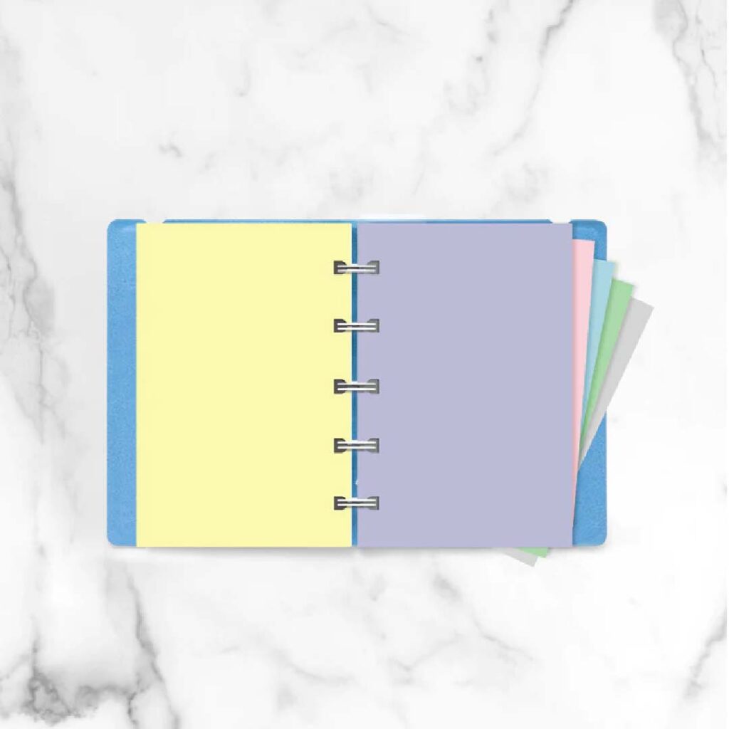 Filofax Refill Pocket Notebook Paper Pastel Plain - Beste