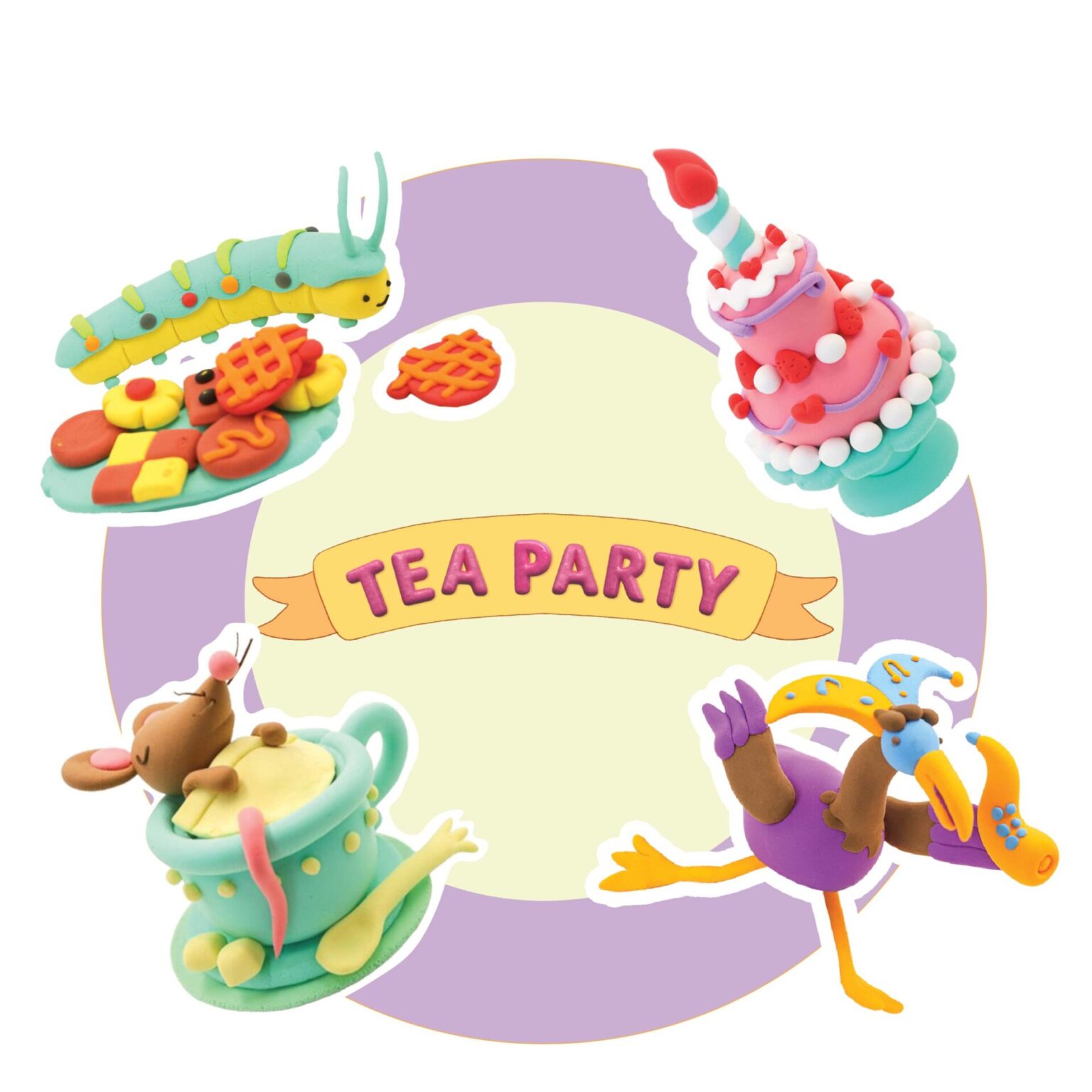 Craftpura Mini Characters Clay Kit Tea party - Beste
