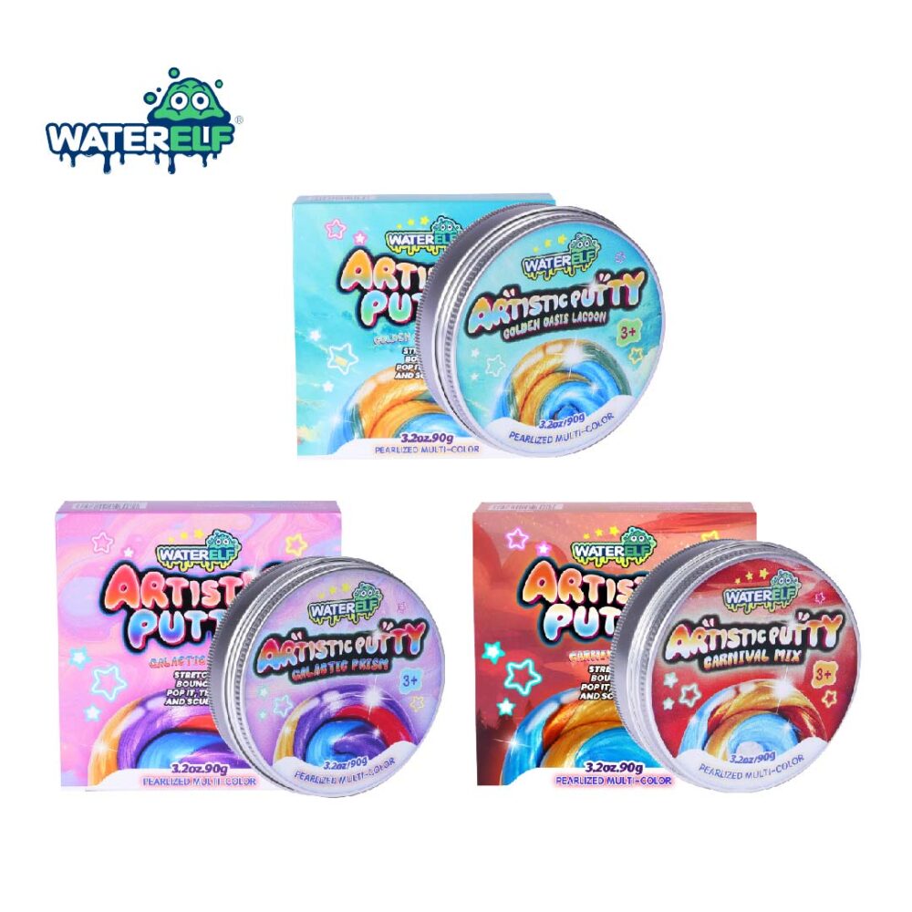 WaterElf Multi-Color Pearlized Putty | Children Slime Play Toys - Beste