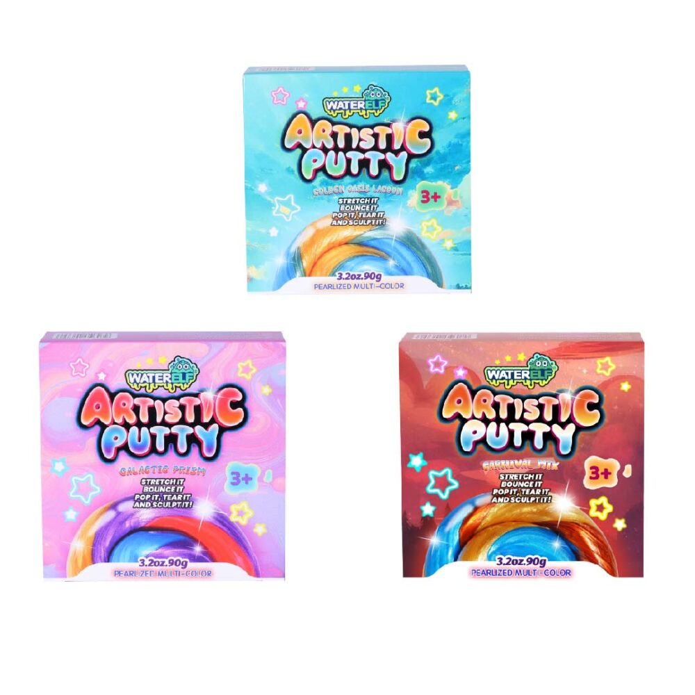 WaterElf Multi-Color Pearlized Putty | Children Slime Play Toys - Beste
