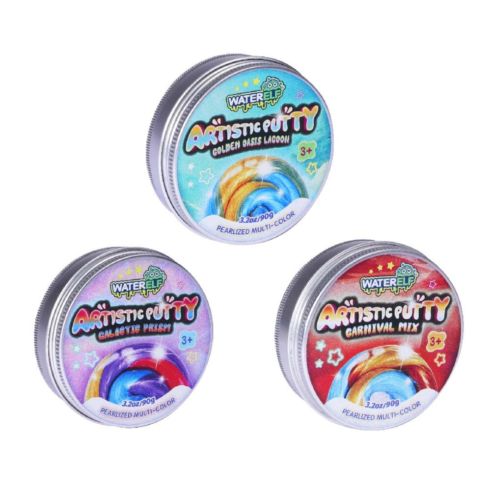 WaterElf Multi-Color Pearlized Putty | Children Slime Play Toys - Beste